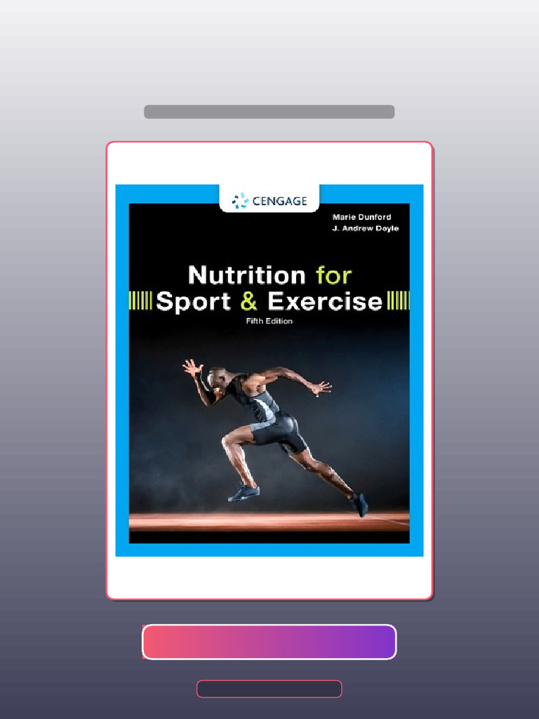 Complete Nutrition For Sport and Exercise 5th Edition Dunford HQ File ...