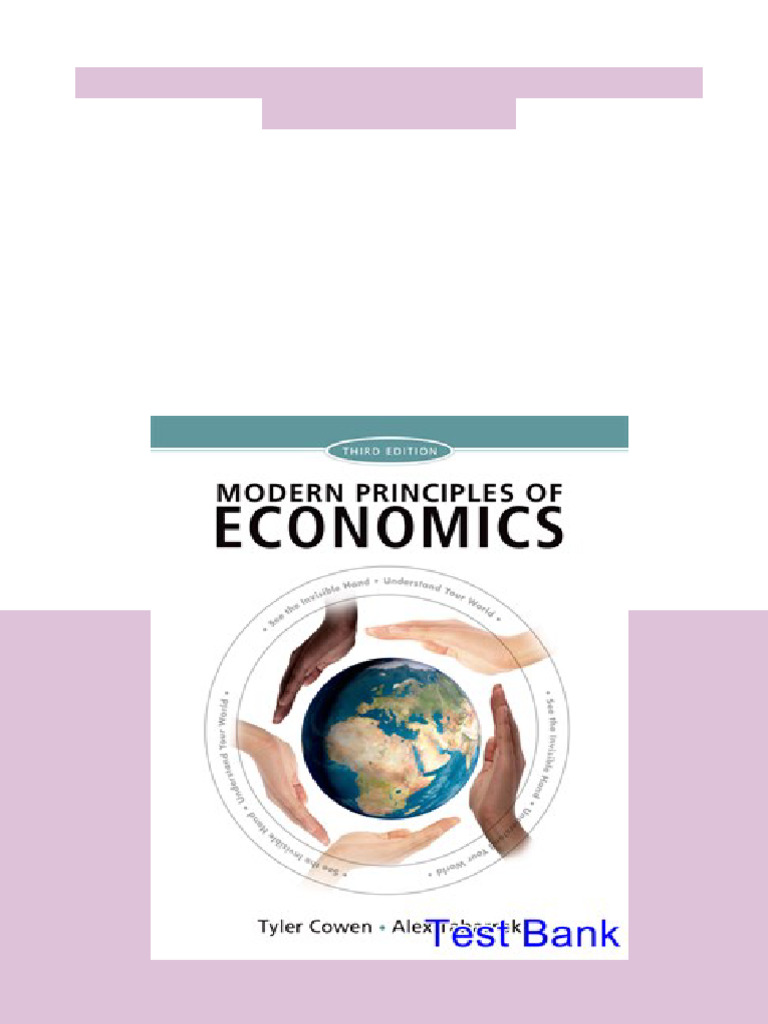 Modern Principles of Economics 3rd Edition Cowen Test Bank Download ...