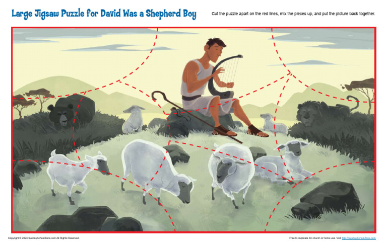 David Was a Shepherd Boy Puzzle | PDF