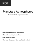 Planetary Atmosphere Comparison Chart | PDF