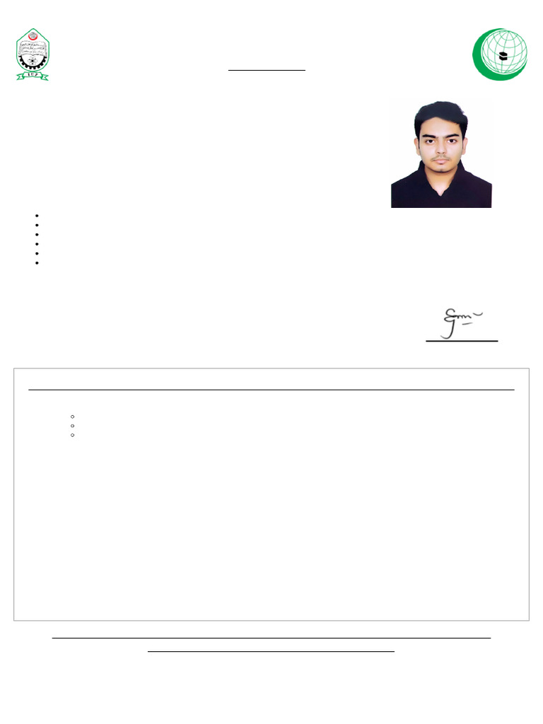 Final Examination Admit Card | PDF