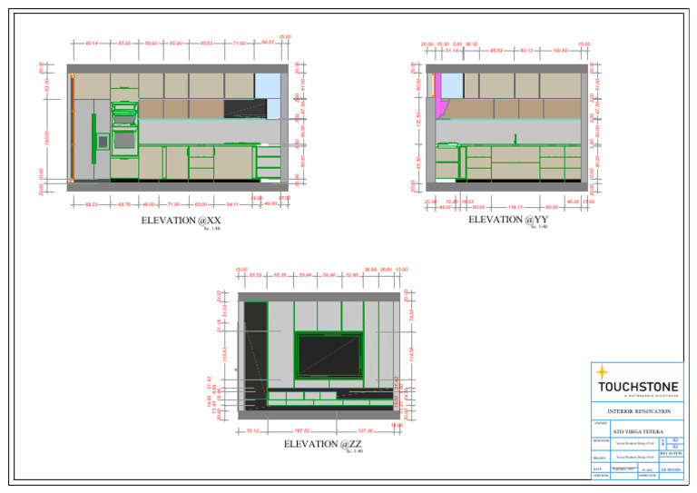 Interior Renovation Elevation Plans | PDF