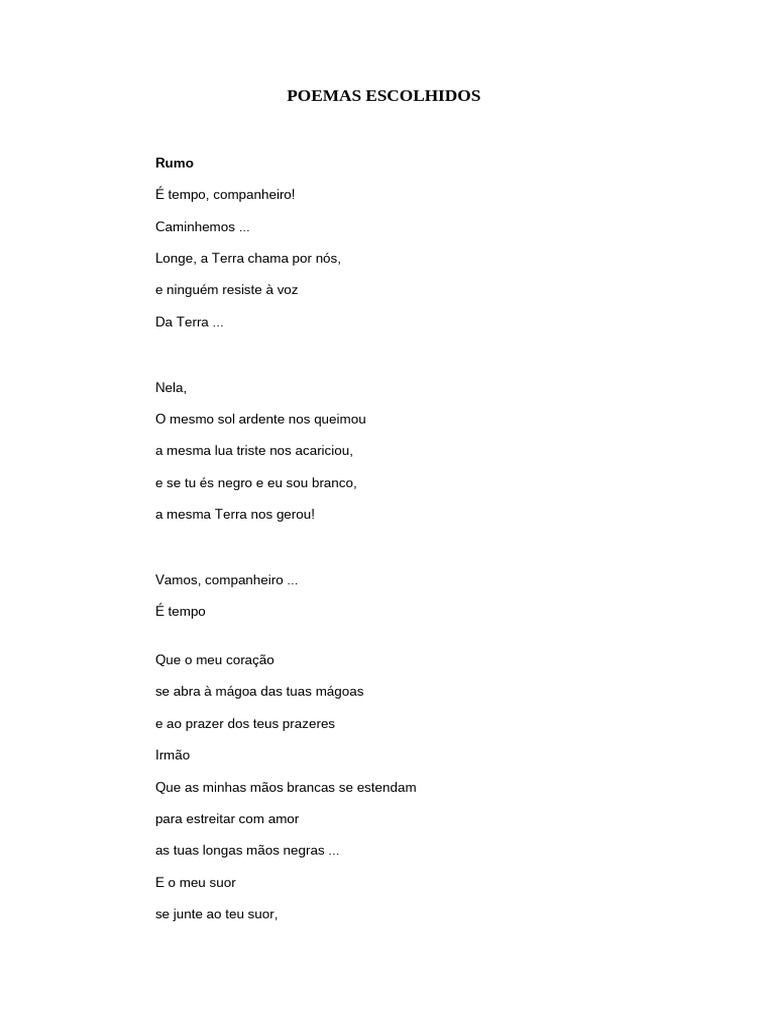 Poemas de Alda Lara: Seleção e Temas | PDF | Amor
