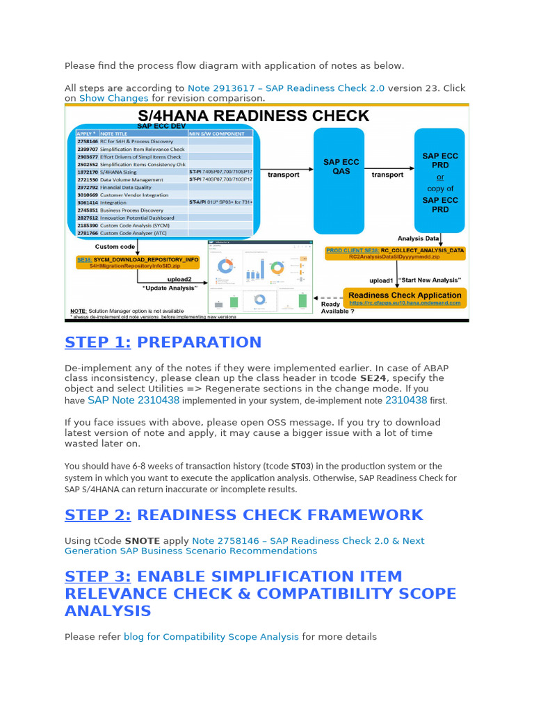 Readiness Check 2.0 Step-By-step (1) - 1 | PDF | Computer Science ...