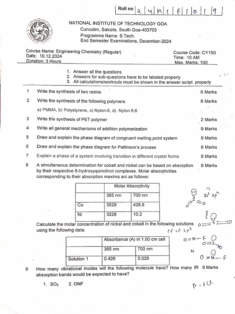 End Semester Papers | PDF