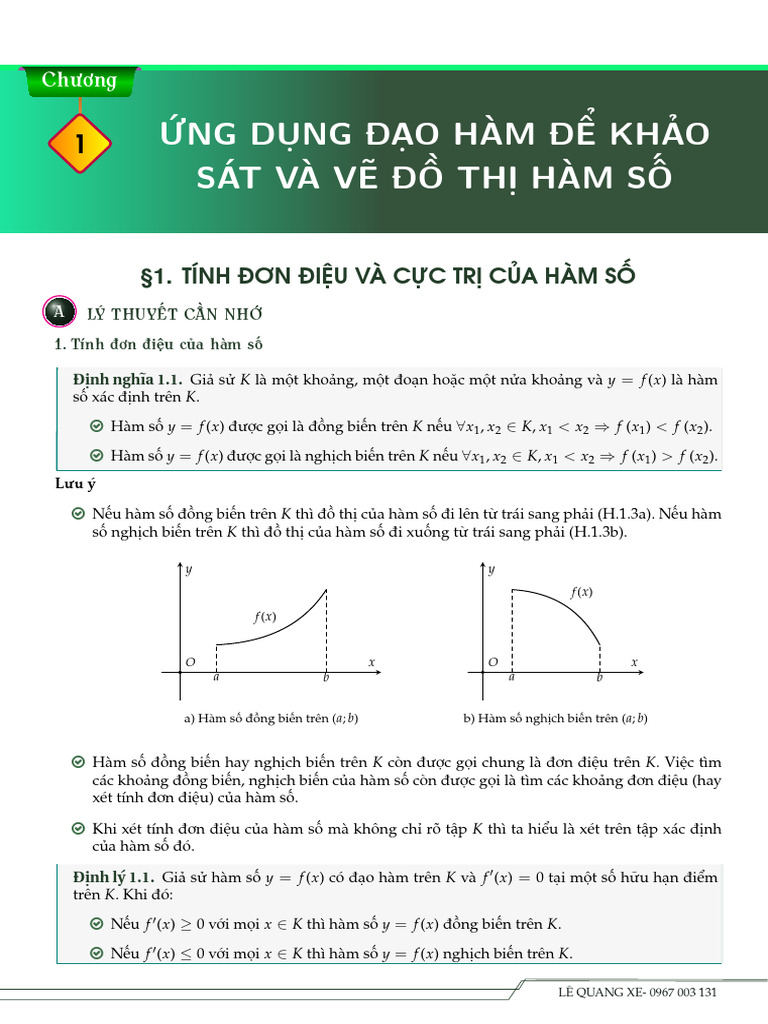 Tai Lieu Ung Dung Dao Ham de Khao Sat Va Ve Do Thi Cua Ham So Cau Truc ...