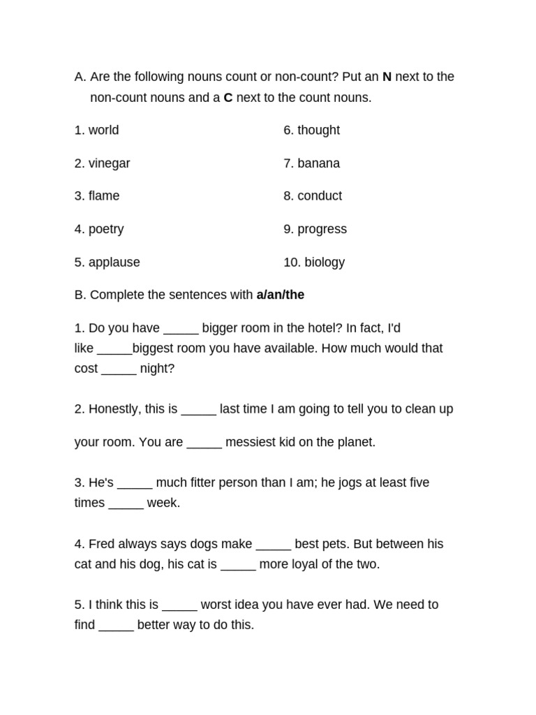 Grammar Test 2 (5th Grade) | PDF