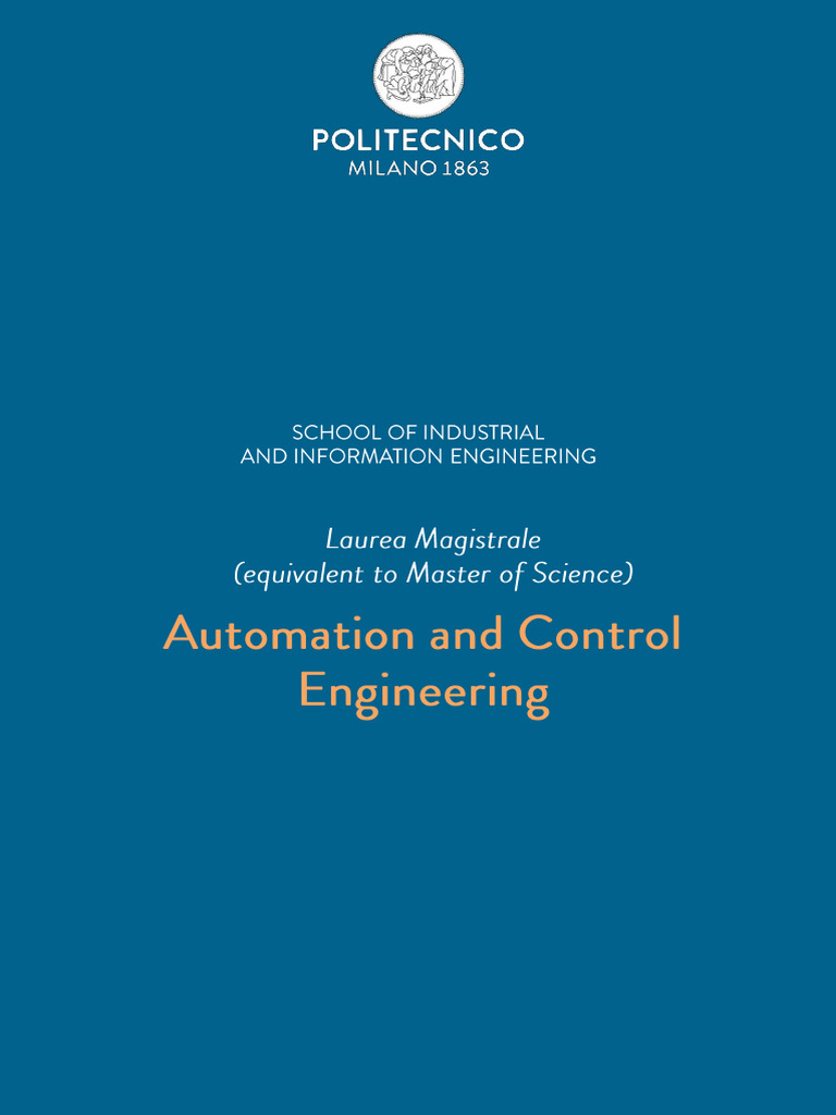Brochure-CdLM Automation and Control Engineering | PDF