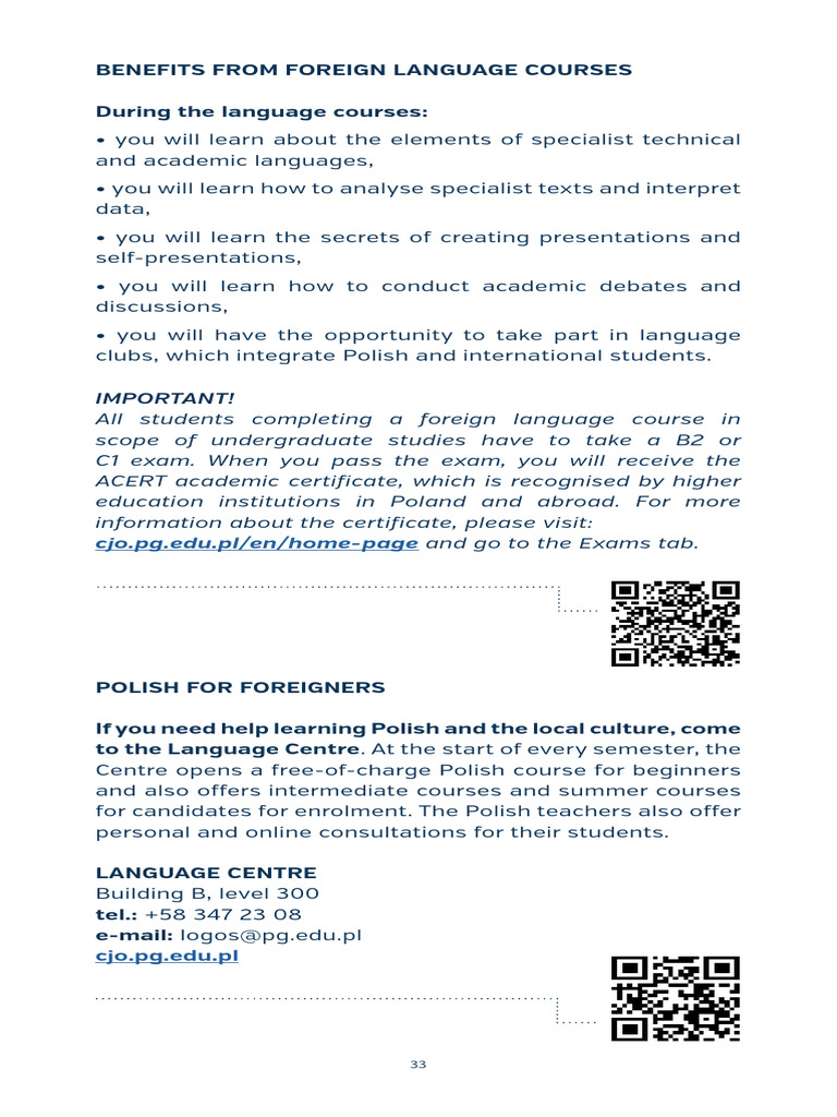 Benefits of Foreign Language Courses | PDF