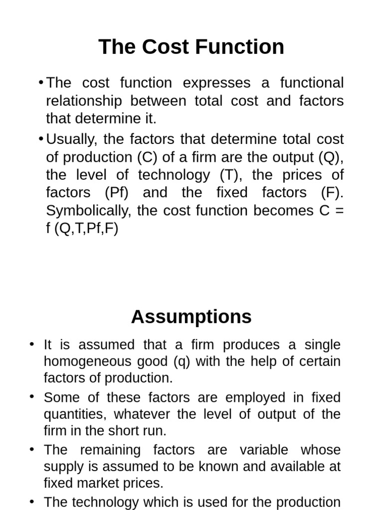 FALLSEM2025 26 VL BHUM103L 00100 TH 2025-09-19 The Short Run and Long Run Cost Functions | PDF ...