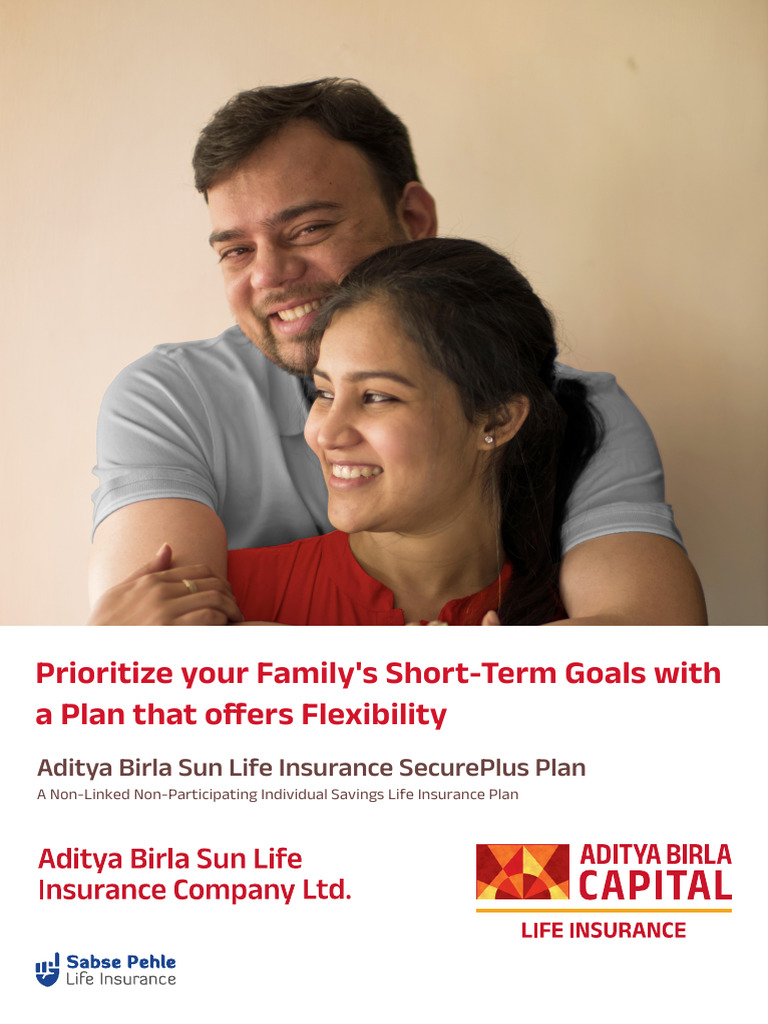 ABSLI Secure Plus Plan V14 Leaflet Web Version 1 5e7779ba1d | PDF | Insurance | Life Insurance