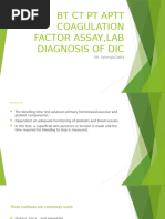 Blood Clotting Test Interpretation Guide | PDF | Coagulation | Thrombosis