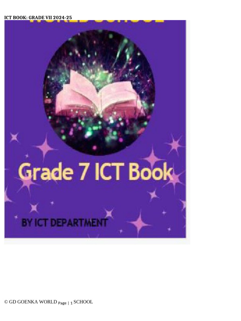 Grade VII ICT Curriculum 2024-25 | PDF | Educational Technology ...
