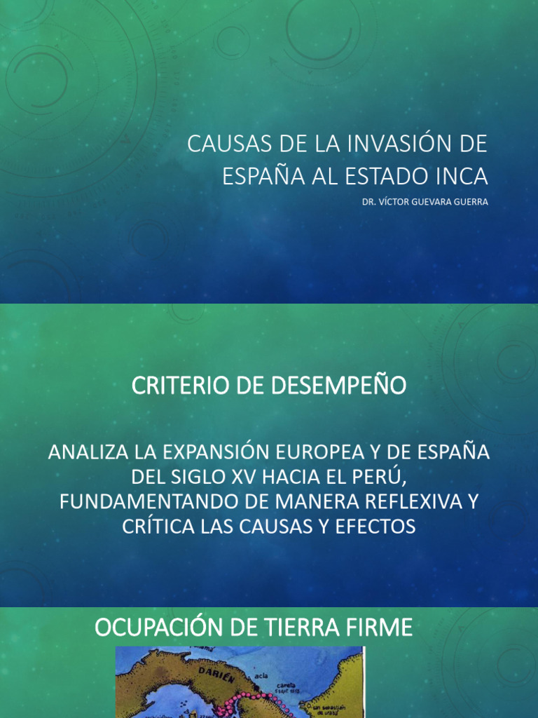 Causas de la Invasión Española al Inca | PDF | Francisco Pizarro | Panamá
