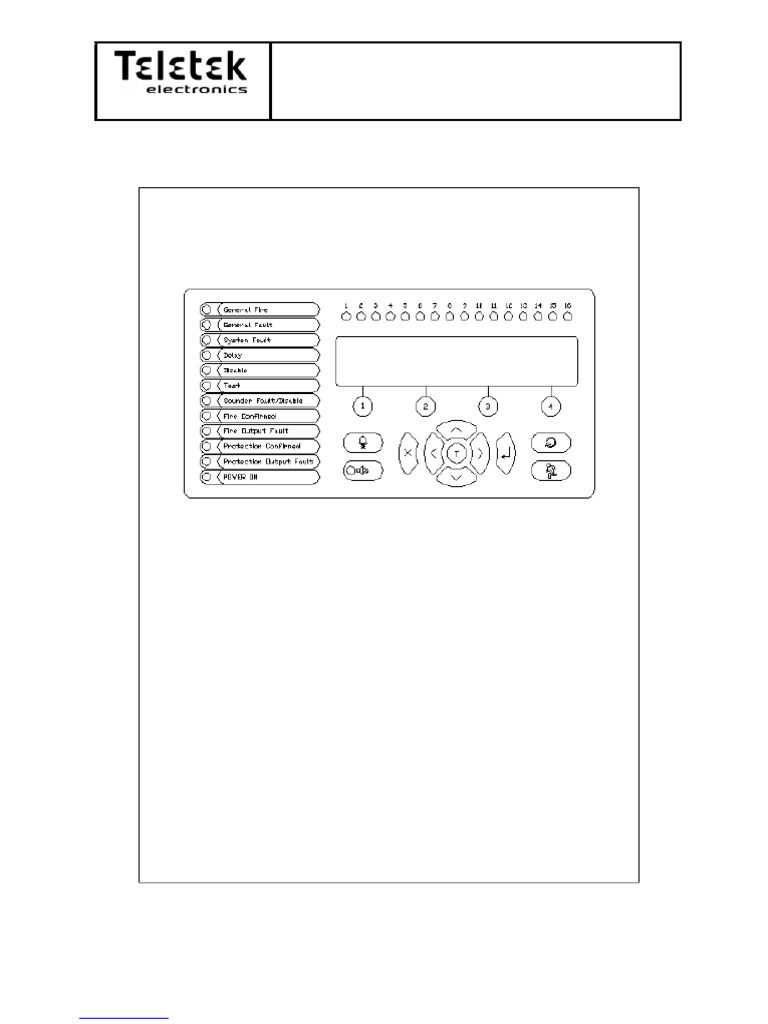 Simpo Addressable Fire Alarm Panel Guide | PDF | Menu (Computing ...