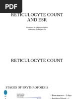 Reticulocyte Count Manual Procedure | PDF | Blood | Medical Specialties