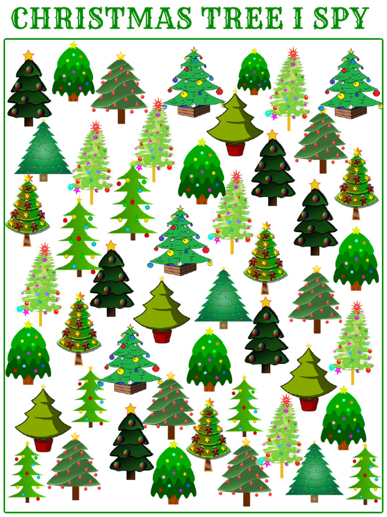 Christmas Tree I Spy 2 | PDF