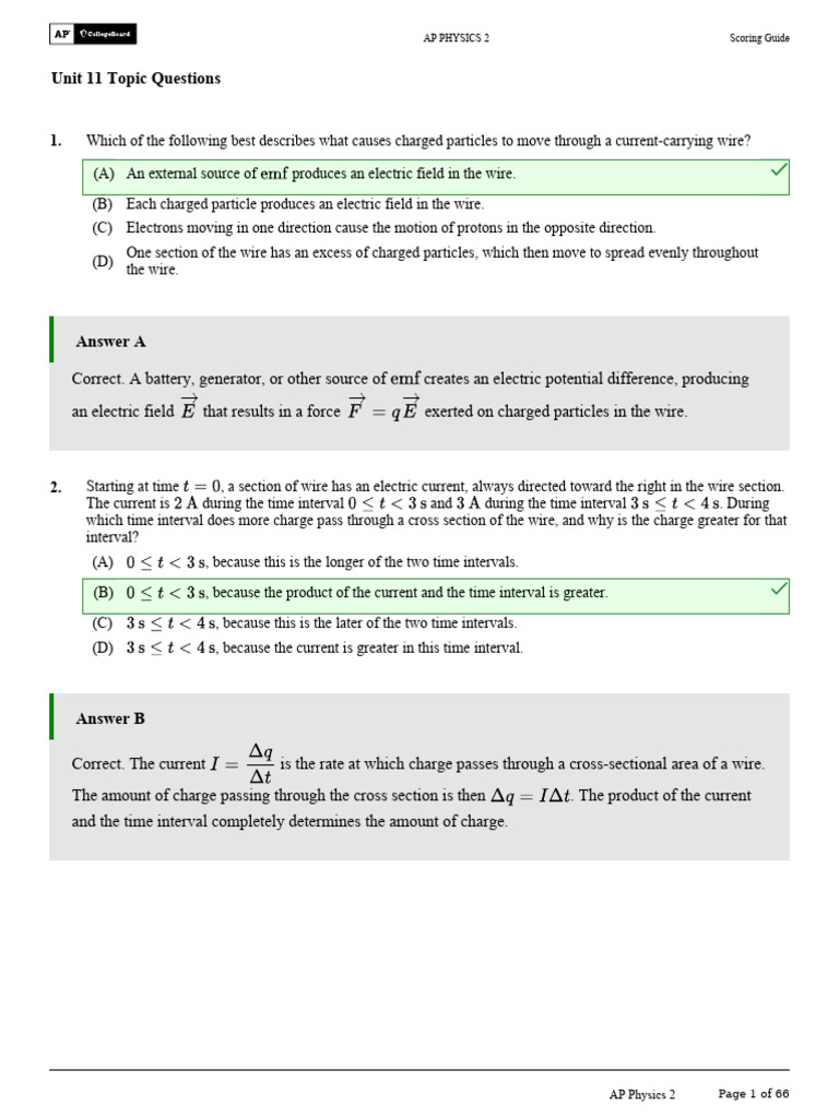 Current and Charge Motion in Circuits | PDF | Series And Parallel ...
