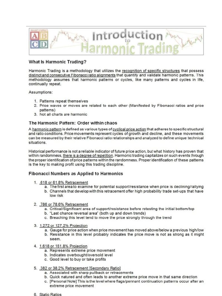 Harmonic Trading | PDF | Market Trend | Market (Economics)