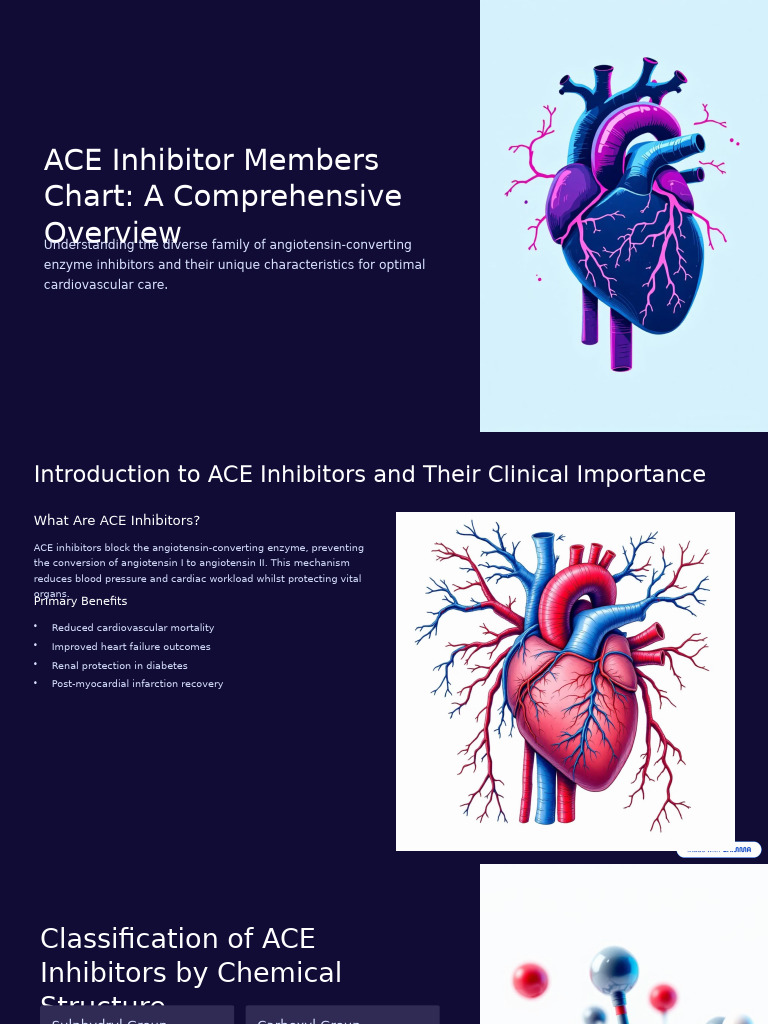 ACE Inhibitor Members Chart | PDF | Medical Specialties | Clinical Medicine