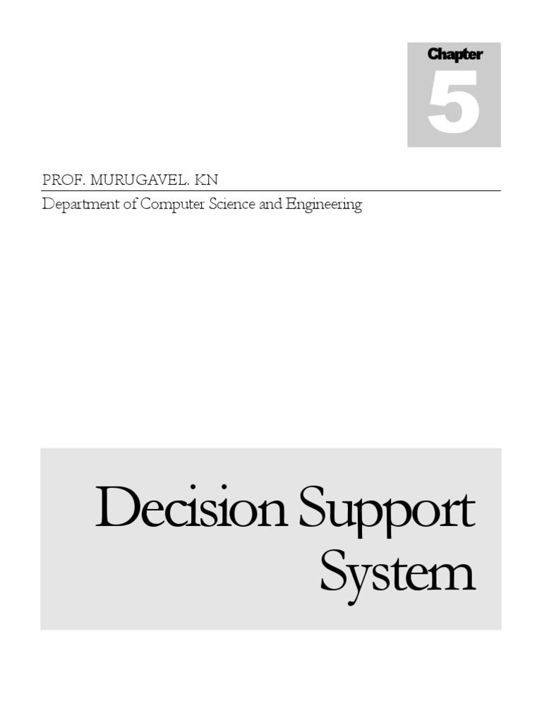 Decision Support for Managers | PDF | Artificial Intelligence ...