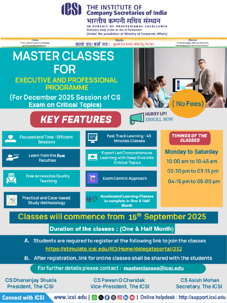 Master Class Flyer | PDF