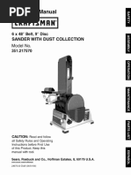 Belt and Disc Sander Safety Guide | PDF