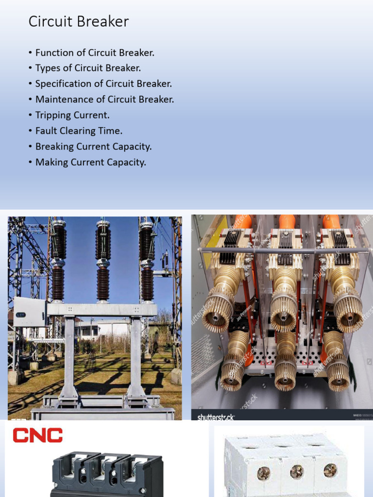 Circuit Breaker Types and Specifications | PDF