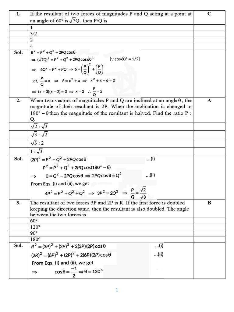 L1a (Minor-1 Paper With Solution) | PDF | Mathematical Analysis ...