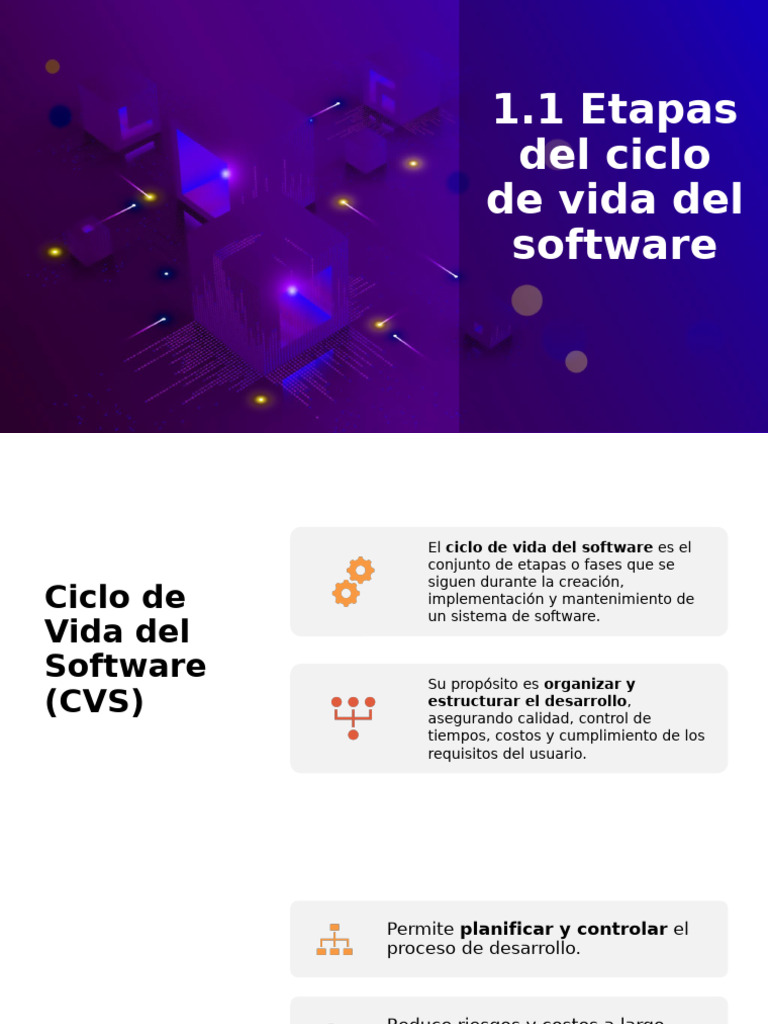 Etapas del Ciclo de Vida del Software | PDF | Software | Pruebas de ...
