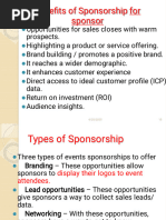 Excel Sponsorship Tracker Guide | PDF | Sponsor (Commercial) | Spreadsheet