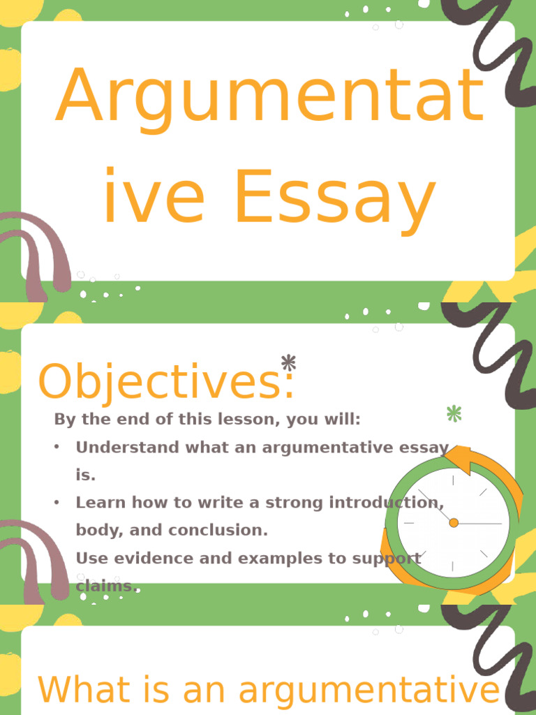 Argumentative Essay - Grade 6 | PDF | Essays | Evidence