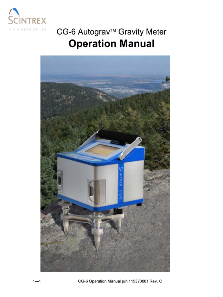 CG-6 Operations Manual RevC | PDF