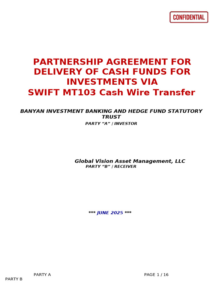 Banyan Doa | PDF | Contractual Term | Wire Transfer