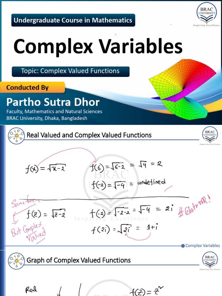 215 Complex Chap-02 - Part-01 | PDF