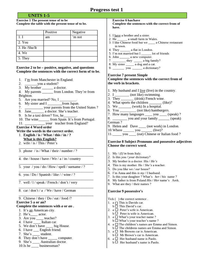 Exercise 1 To 5 Files | PDF | English Language | Linguistics