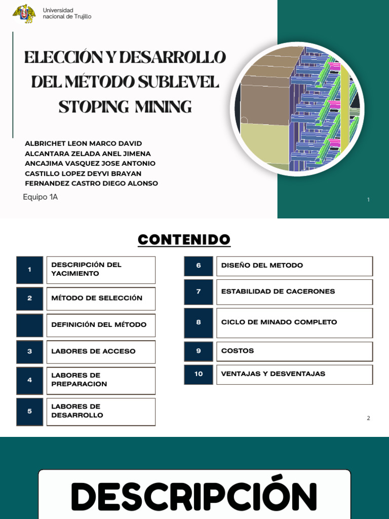 Sublevel Stoping | PDF | Perforación | Ventilación (Arquitectura)