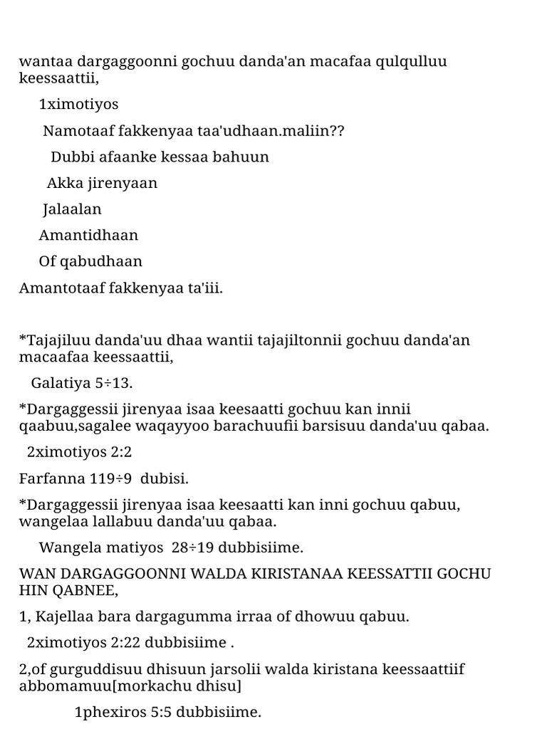 Barnotaa Dargagota | PDF