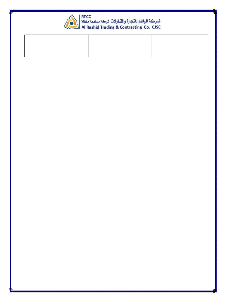 2.0 List of Material - Cover Page | PDF