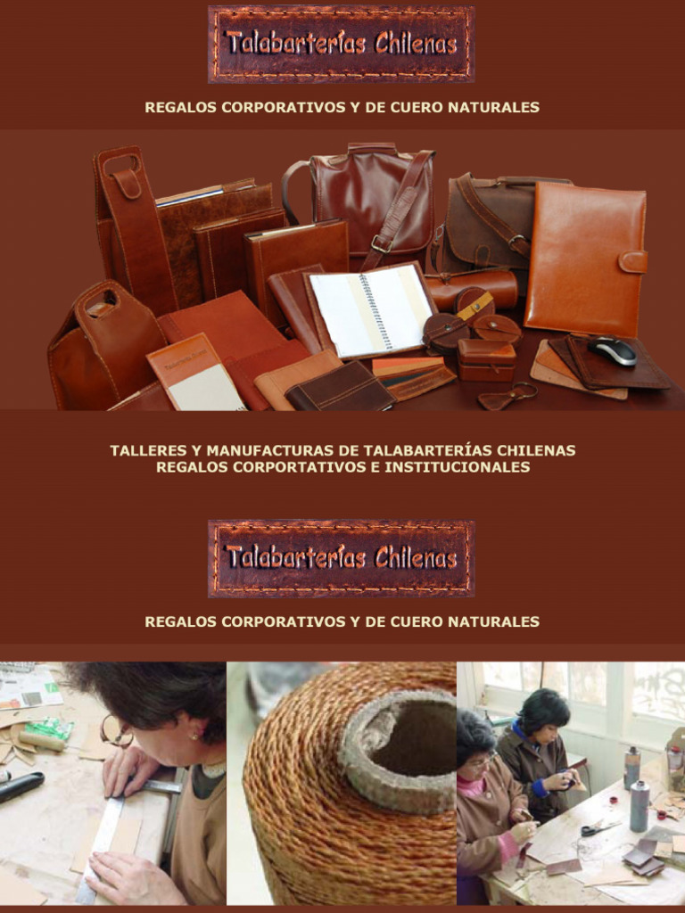 Catálogo de Regalos Corporativos Talabarterías Chilenas Desde 1998 ...