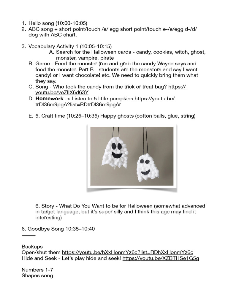 Toddler Weekly Lesson Plan October 11th, 2025 | PDF