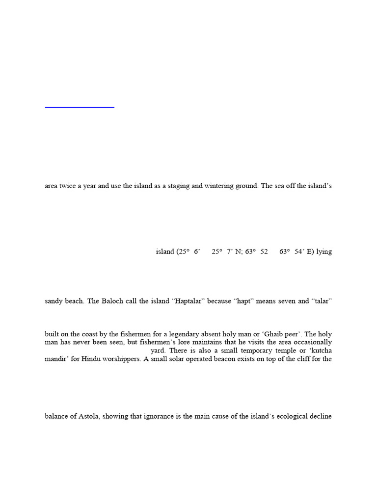 Ebsaws 2015 02 Template WWF Pakistan 01 en Astona Island | PDF | Island ...