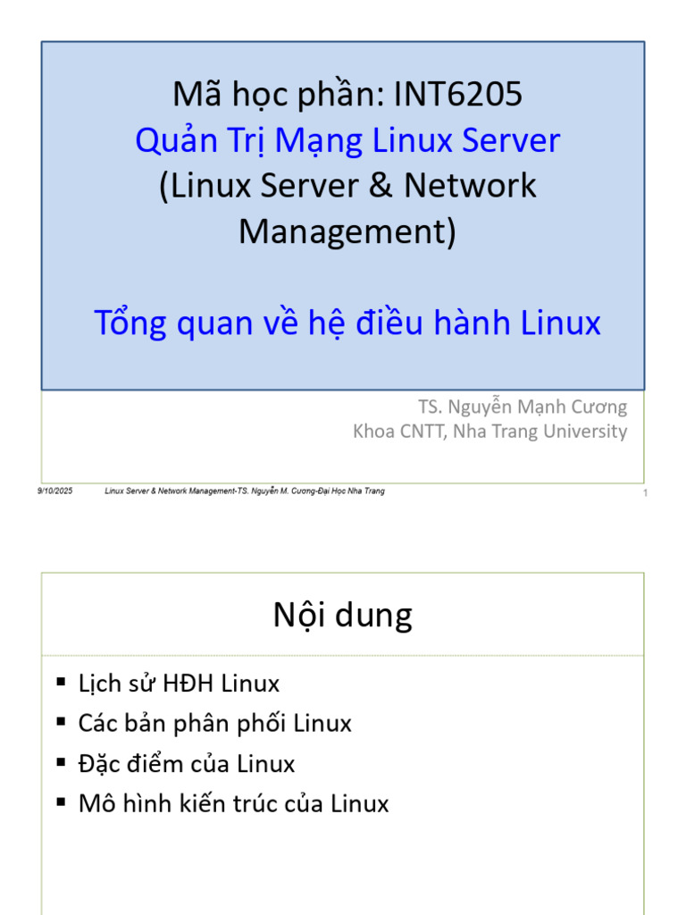 Ch01 Linux OS | PDF