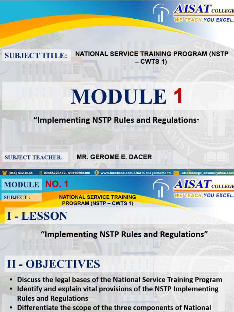 Ged - nstp1 Module 1 | PDF | Philippines