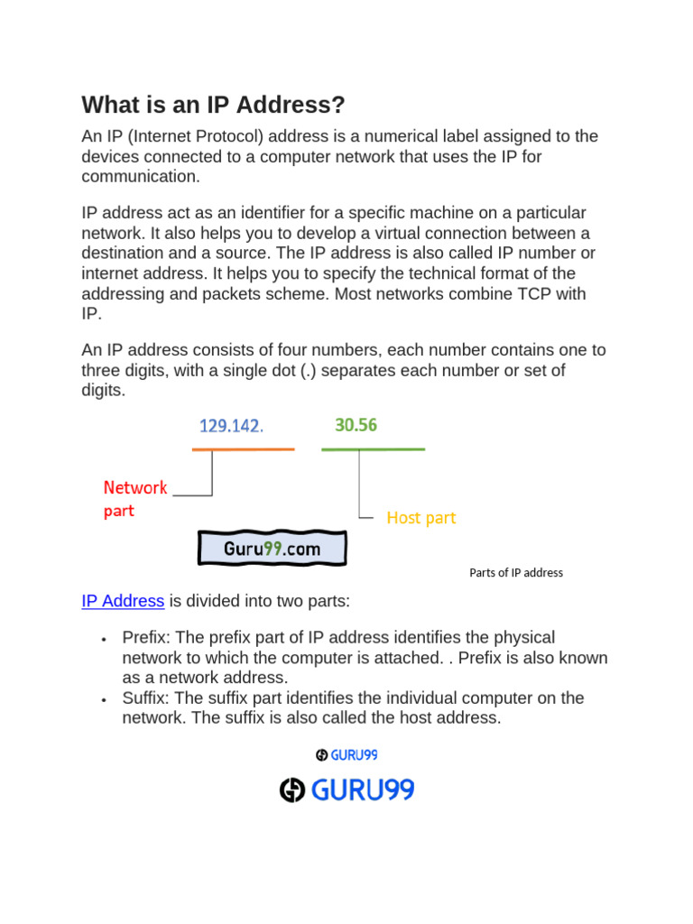 Understanding IP Address Classes | PDF | Ip Address | Local Area Network
