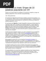 Significado y evolución de "chimba" en Colombia | PDF | Lingüística