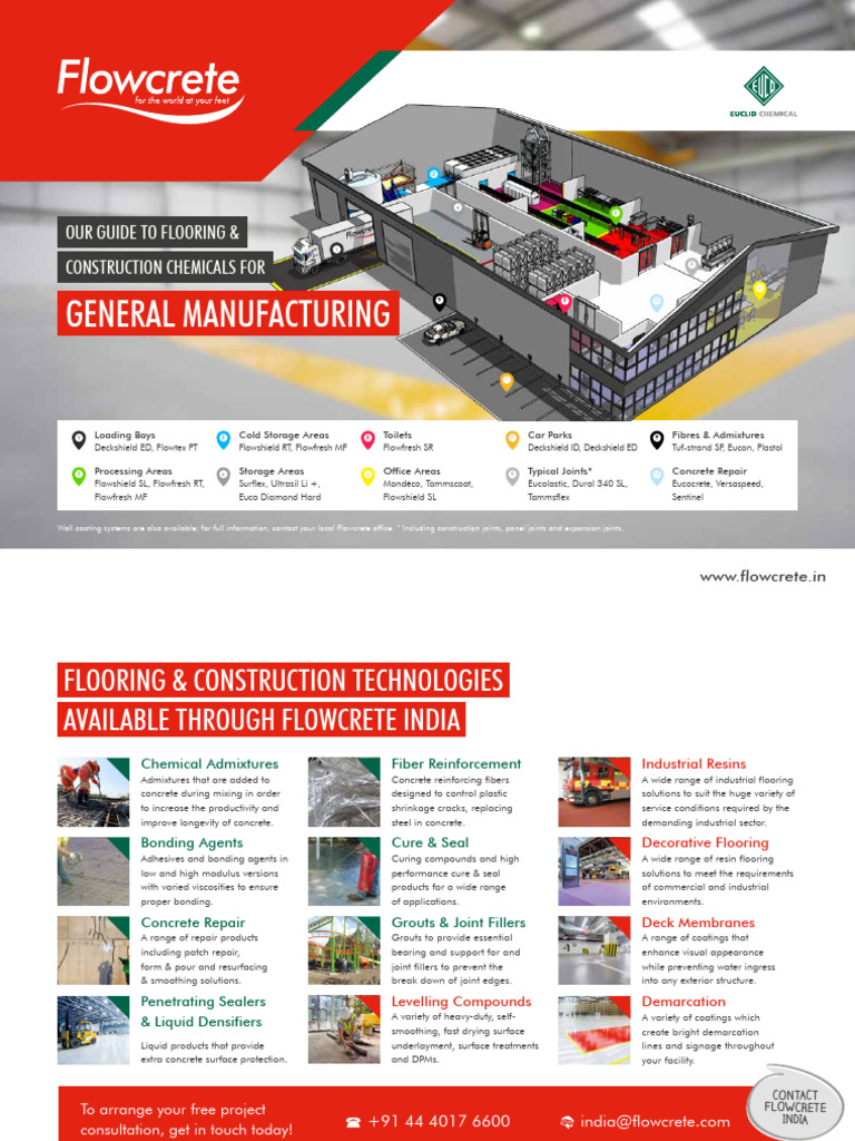 Flowcrete India Co Branded General Manufacturing Cheatsheet July 2018 ...