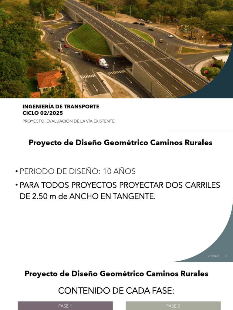 Evaluación de Vía Existente | PDF