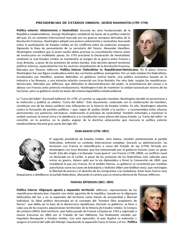 2. EE. UU. 1809-1824. | PDF | Los Estados Unidos | Thomas Jefferson