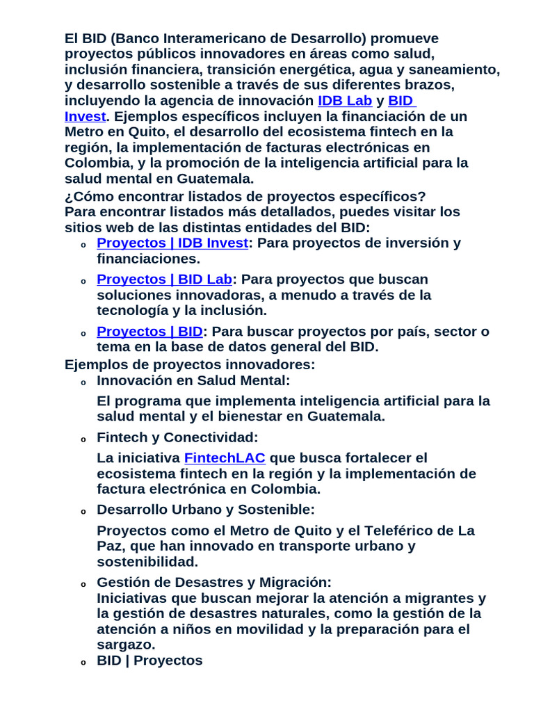 Bid Pip Innova | PDF